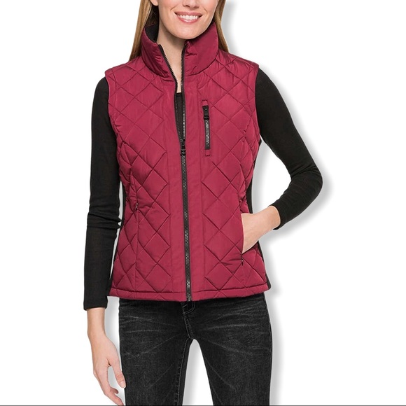 Andrew Marc | Jackets & Coats | Andrew Marc Red Quilted Vest S | Poshmark